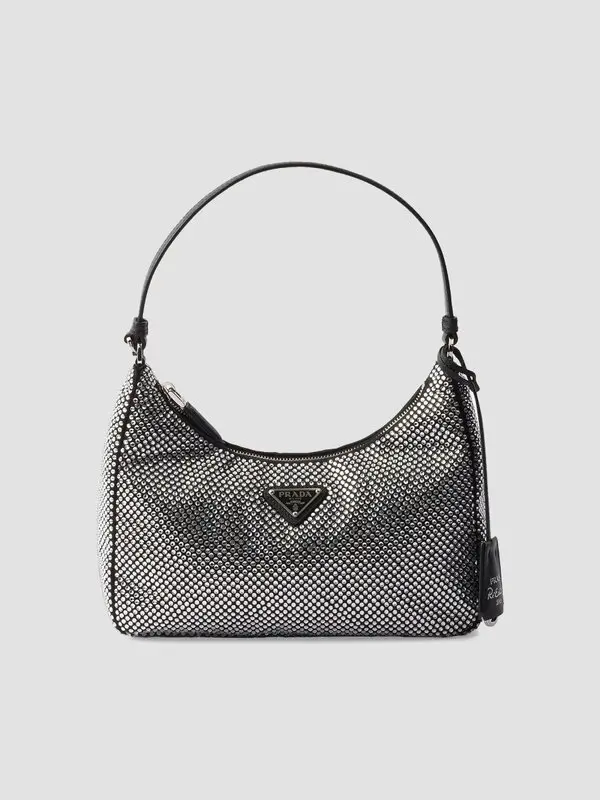 Prada Re-edition 2005 Crystal-studded Satin Mini-bag - Assorted