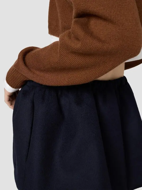 Miu Miu Cropped Cashmere V-neck Sweater