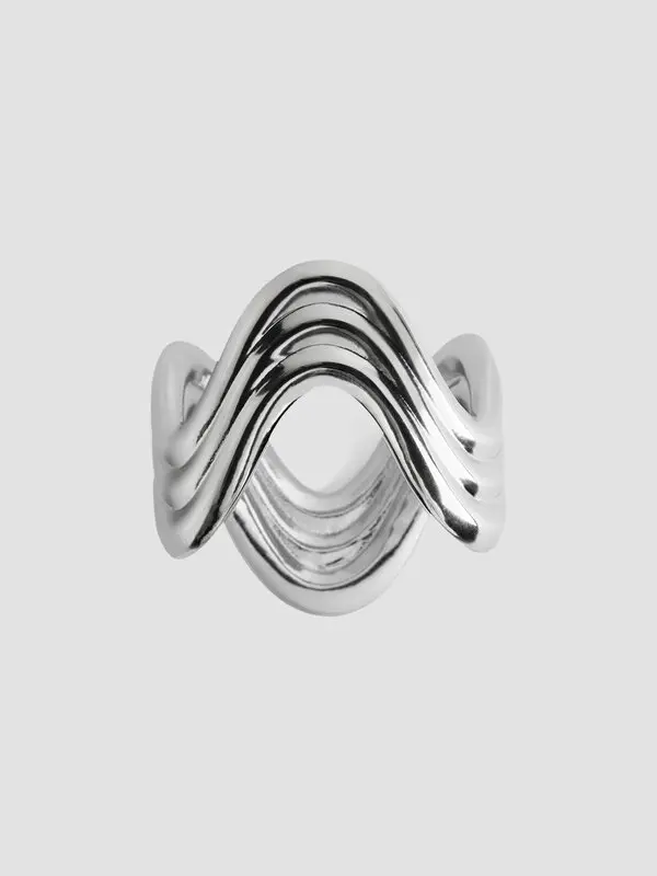 L'Objet Ripple 4-piece Napkin Ring Set