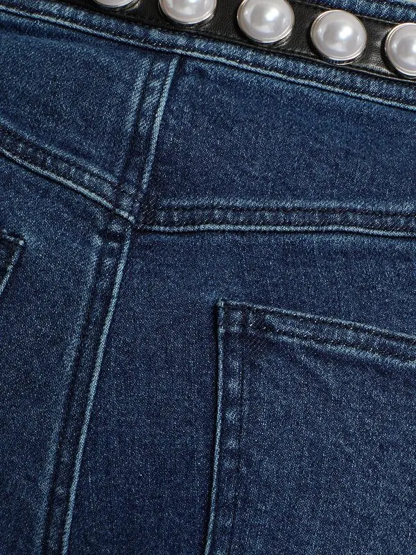 Cinq À Sept Shannon Pearl-embellished Jeans