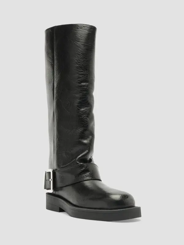 Schutz Patrice Up 40mm Leather Boots