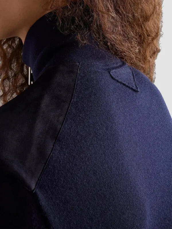 Prada Cashmere Zipper Cardigan
