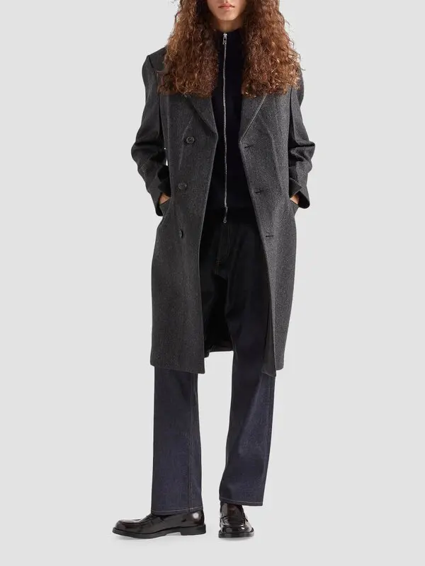 Prada Cashmere Zipper Cardigan