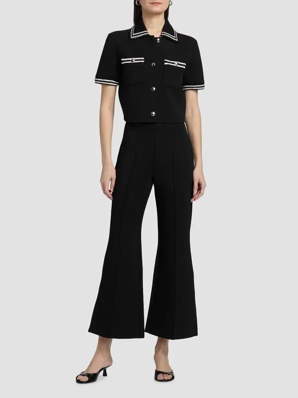 DH New York Adeline Knit Bowling-style Top