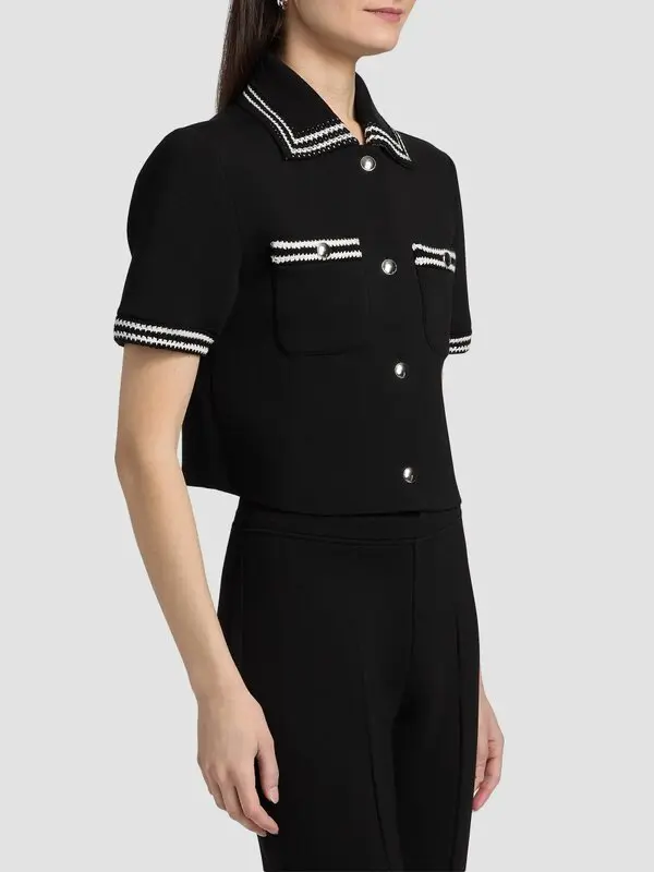 DH New York Adeline Knit Bowling-style Top