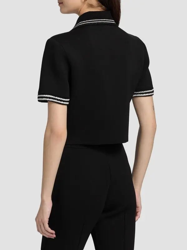 DH New York Adeline Knit Bowling-style Top
