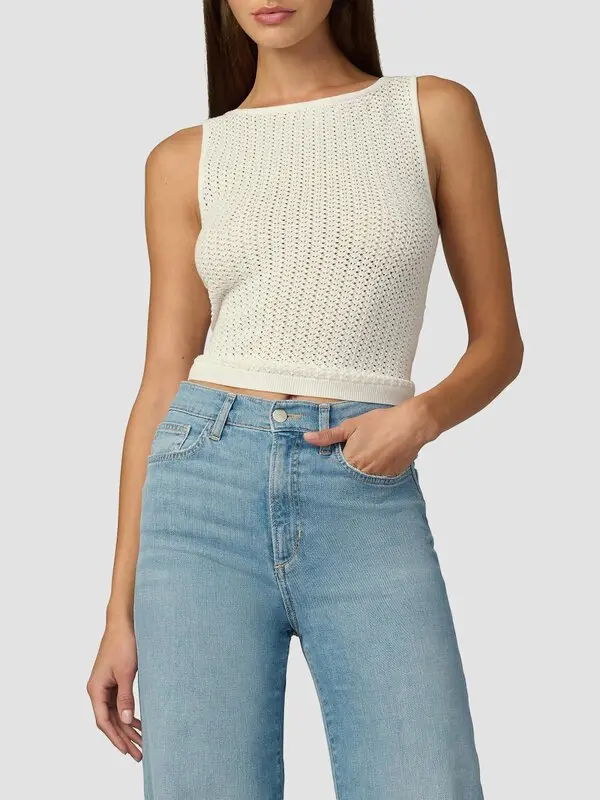 Joe's Jeans Crochet Boatneck Tank