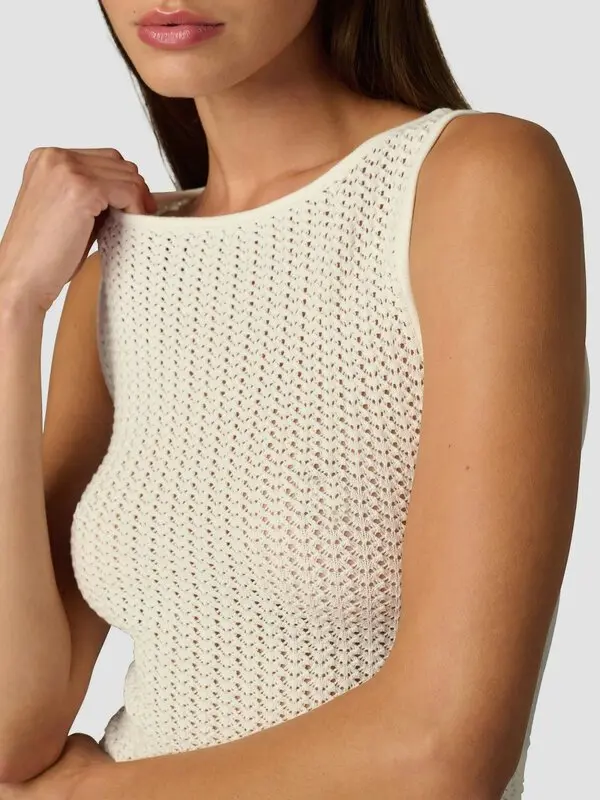 Joe's Jeans Crochet Boatneck Tank