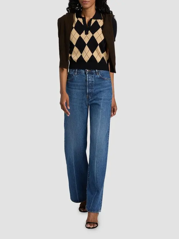 FRAME The Collegiate Wide-leg Jeans