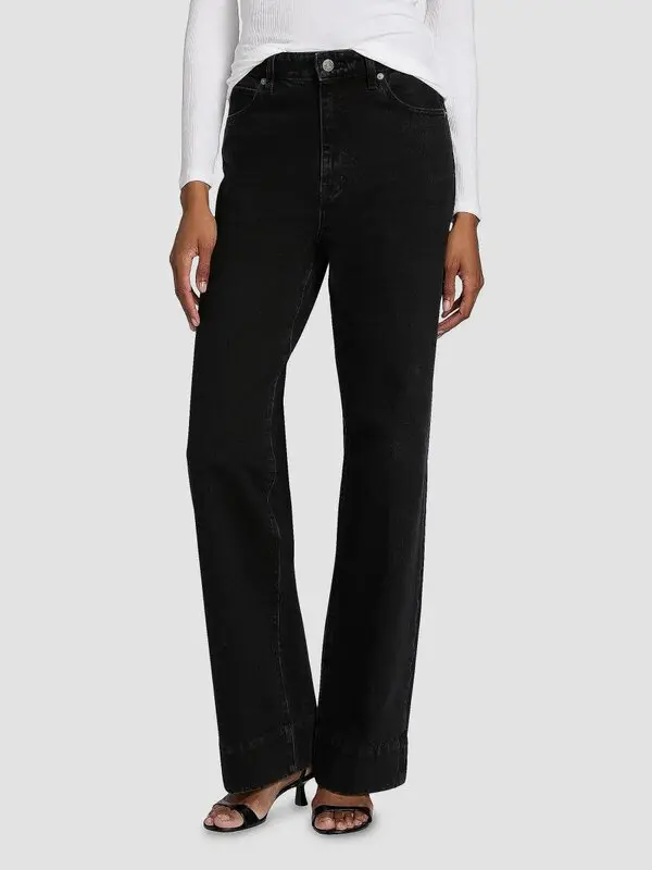 FRAME Streamline Wide-leg Jeans
