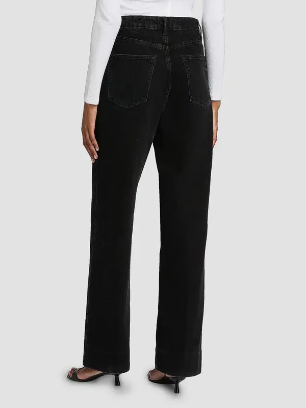 FRAME Streamline Wide-leg Jeans