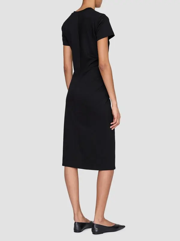 ANINE BING Vida Ruched Midi-dress