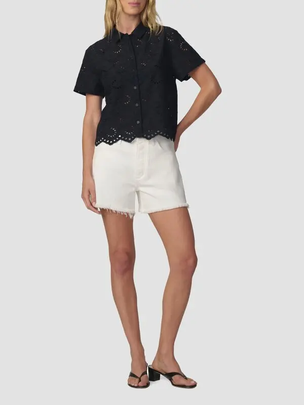 Joe's Jeans The Eyelet Button-front Shirt