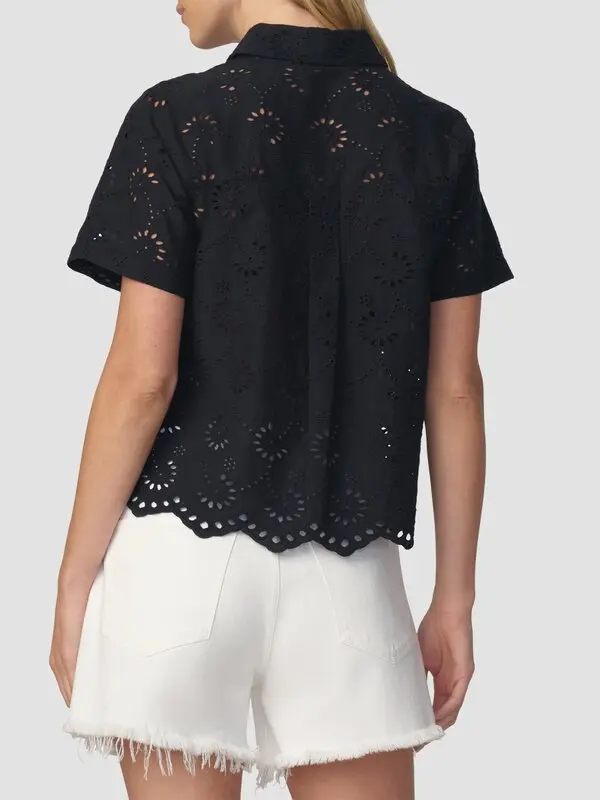 Joe's Jeans The Eyelet Button-front Shirt