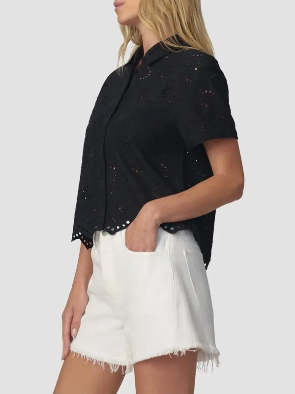 Joe's Jeans The Eyelet Button-front Shirt
