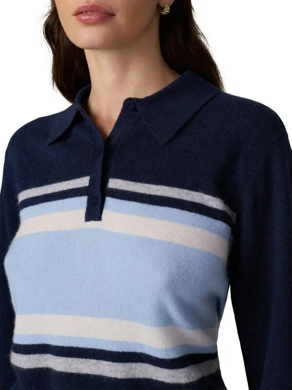 Joe's Jeans The Long Sleeve Cashmere Polo Sweater