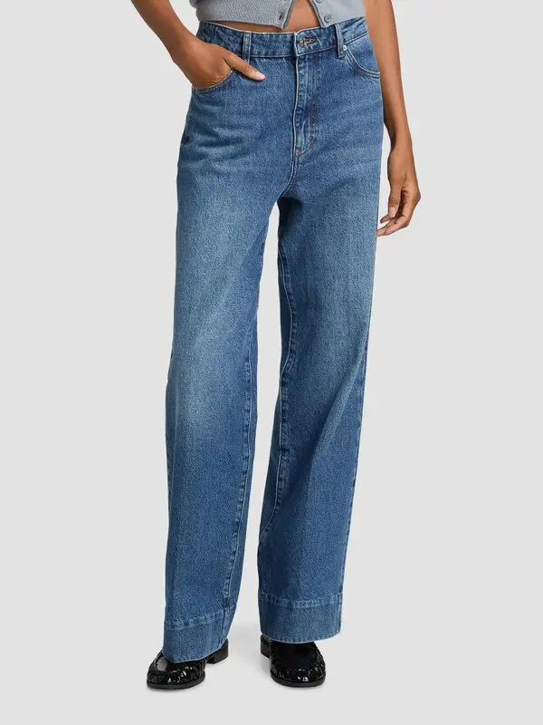 FRAME The Streamline Wide-leg Jeans