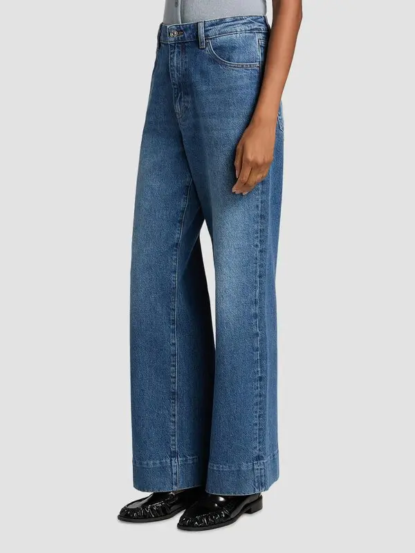 FRAME The Streamline Wide-leg Jeans