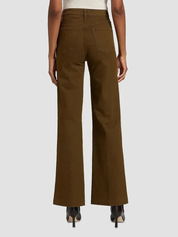 FRAME The Refined High-rise Wide Flared Jeans