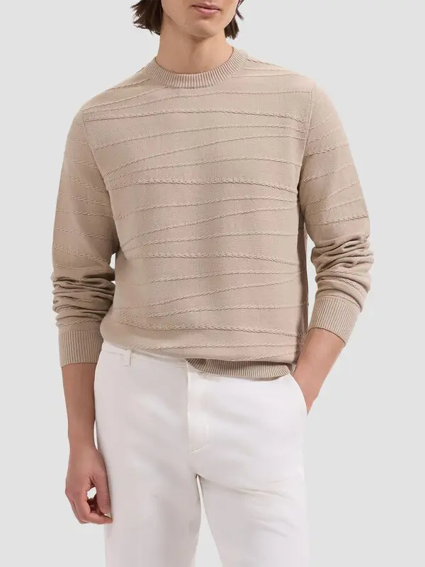 Bugatchi Cotton-silk Crewneck Sweater