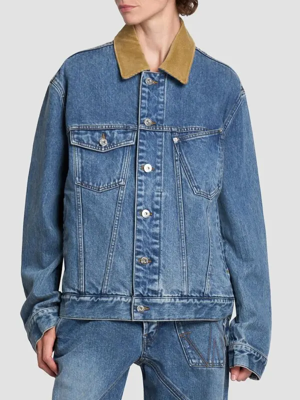 JW Anderson Corduroy-collar Denim Jacket