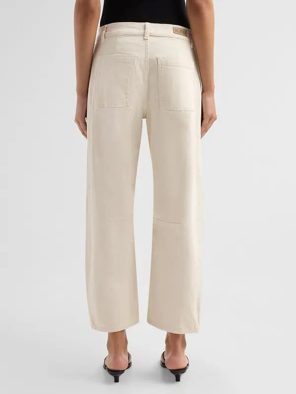LE JEAN Frankie Studded Barrel-leg Jeans