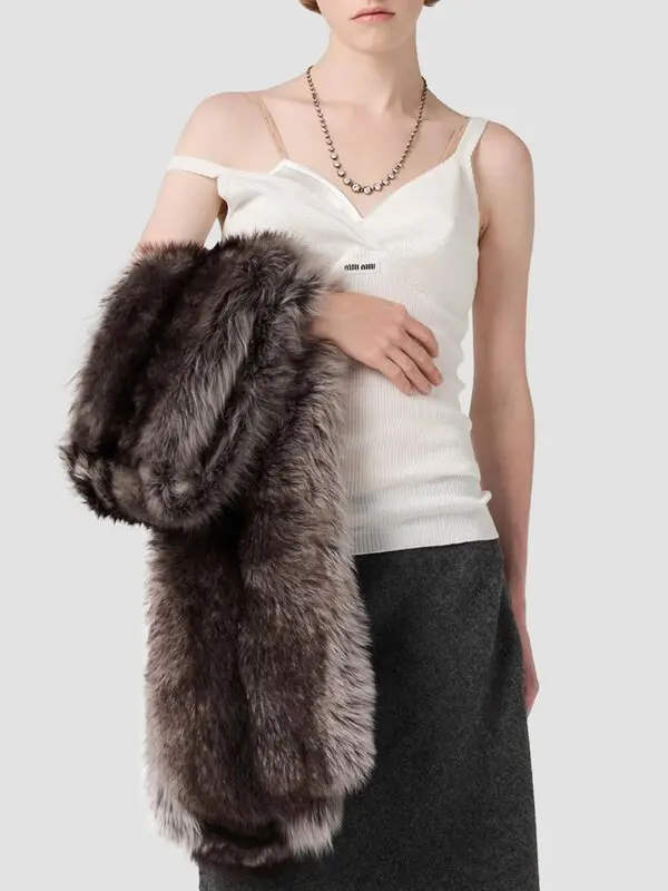 Miu Miu Cotton Knit Top