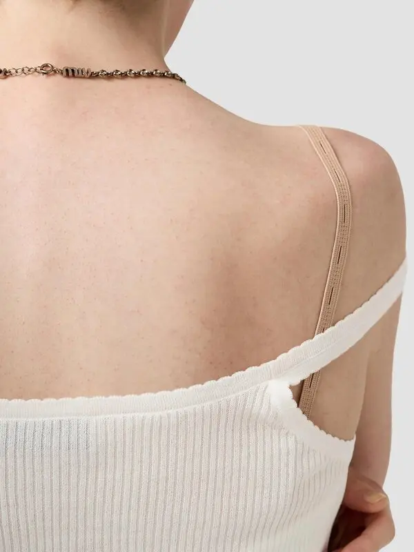 Miu Miu Cotton Knit Top