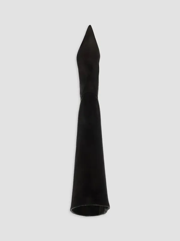 Schutz Mikki 80mm Nubuck Leather Knee-high Boots