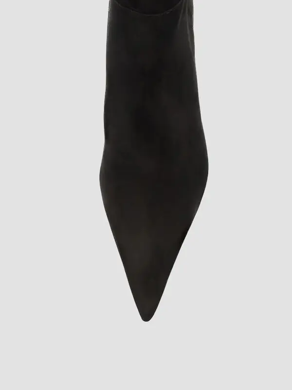 Schutz Mikki 80mm Nubuck Leather Knee-high Boots