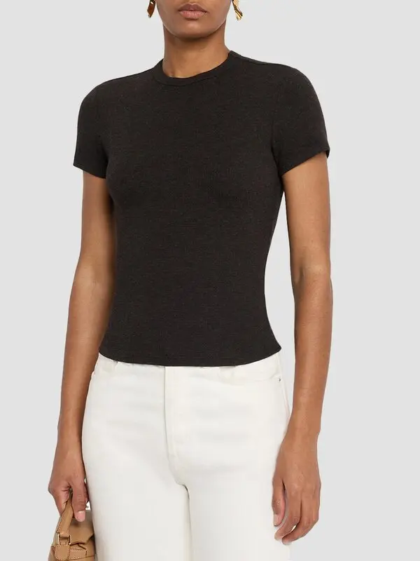 FRAME The Rib Baby Stretch Tee
