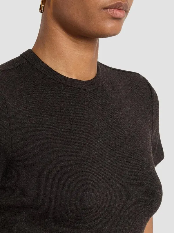 FRAME The Rib Baby Stretch Tee