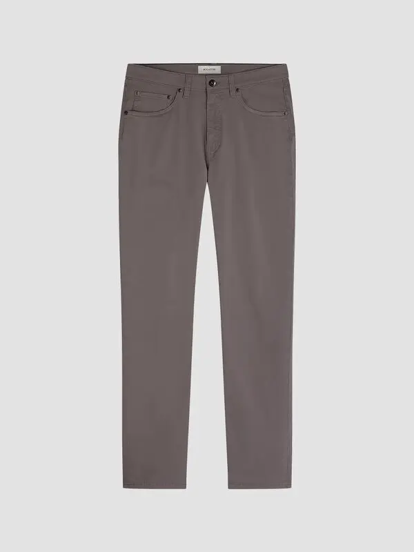 Bugatchi Stretch-cotton Straight-leg Jeans - Walnut