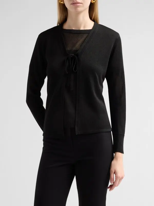 Kobi Halperin Arden Tie-front Sweater