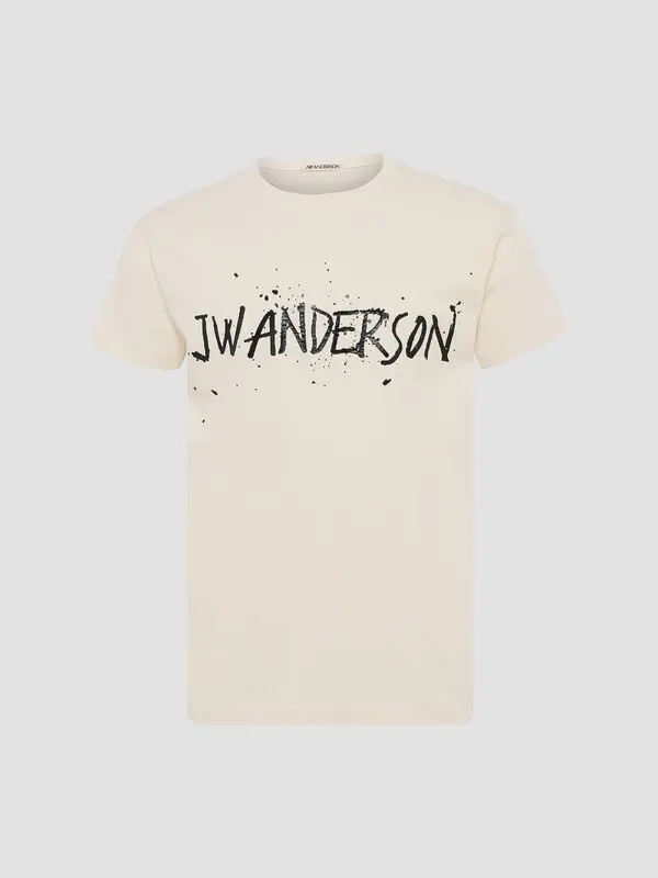 JW Anderson Circular Splatter Logo T-shirt