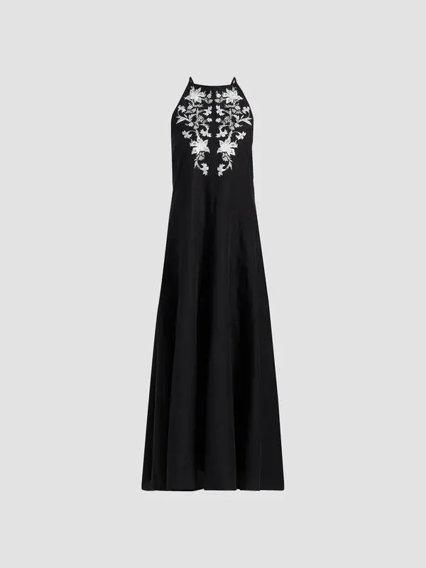 Kobi Halperin Regina Embroidered Midi-dress