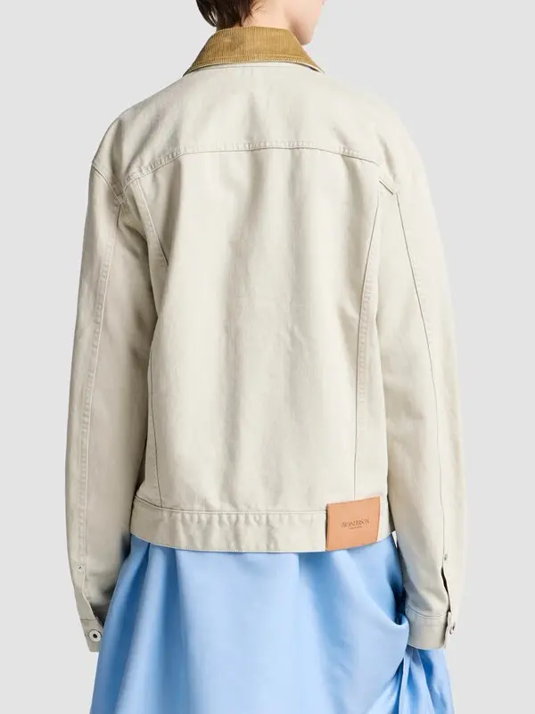 JW Anderson Corduroy Collar Denim Jacket
