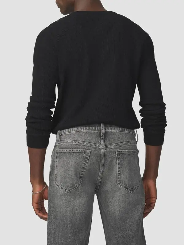 Joe's Jeans Waffle-knit Cotton Henley