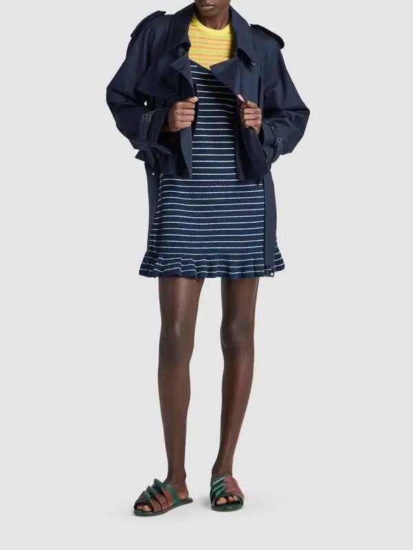 JW Anderson Cotton Crop Trench Jacket