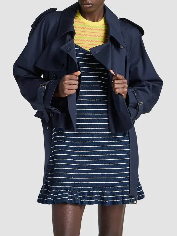 JW Anderson Cotton Crop Trench Jacket