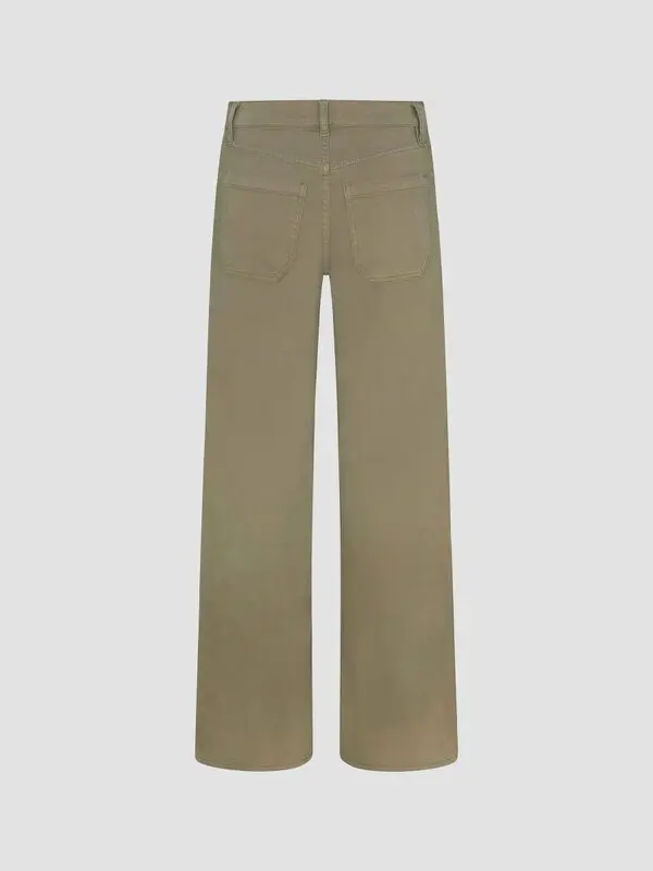 FRAME Le Slim Palazzo Cotton-blend Wide-leg Jeans