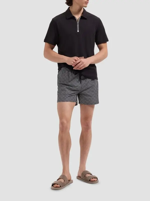 Bugatchi Performance Quarter-zip Polo Shirt