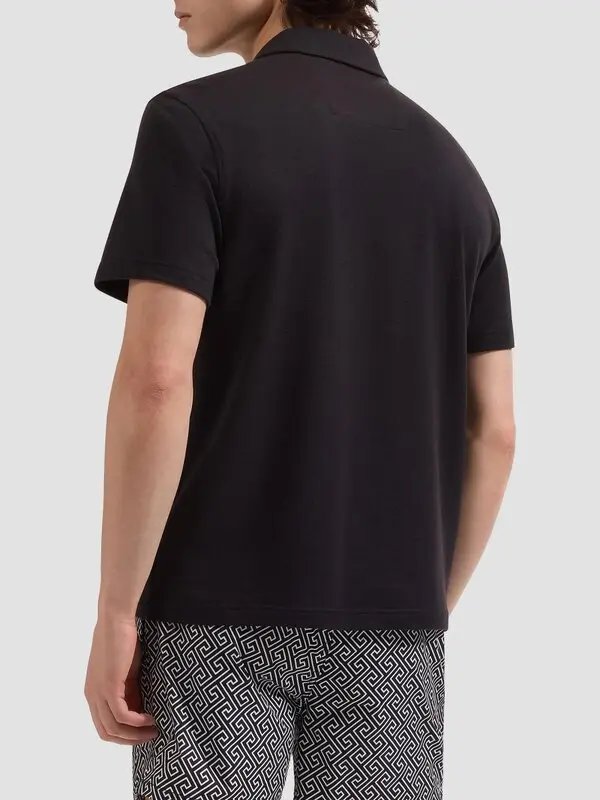 Bugatchi Performance Quarter-zip Polo Shirt