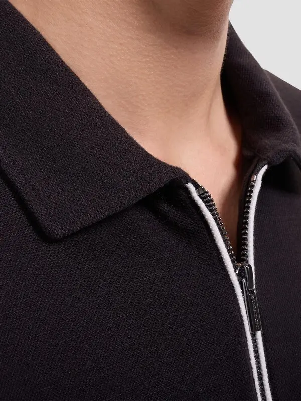 Bugatchi Performance Quarter-zip Polo Shirt