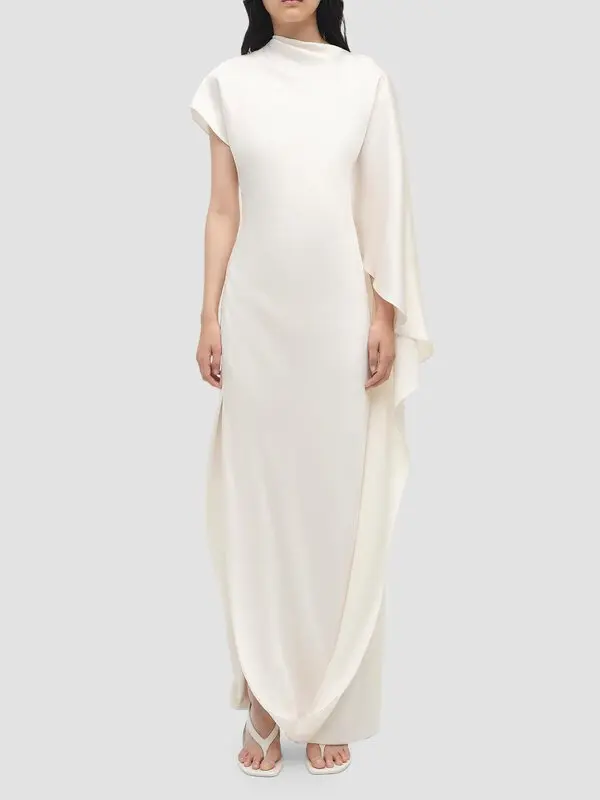 Simkhai Ora Satin Column Gown