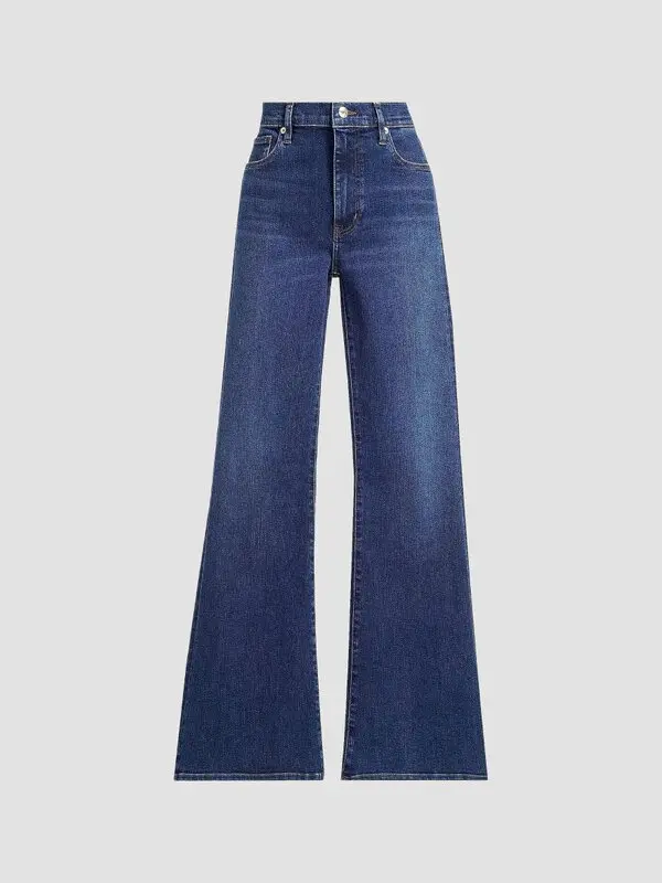 FRAME The Icon Mid-rise Stretch Flare Jeans - Solace