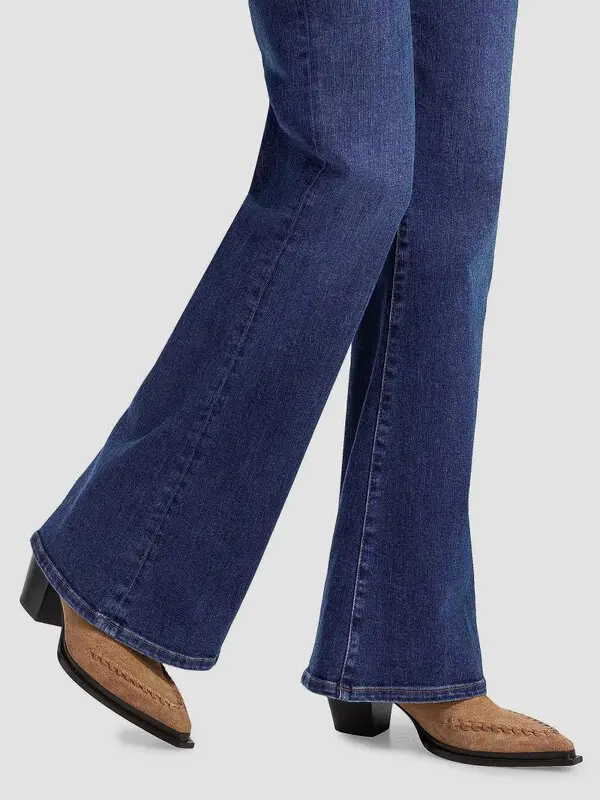 FRAME The Icon Mid-rise Stretch Flare Jeans - Solace