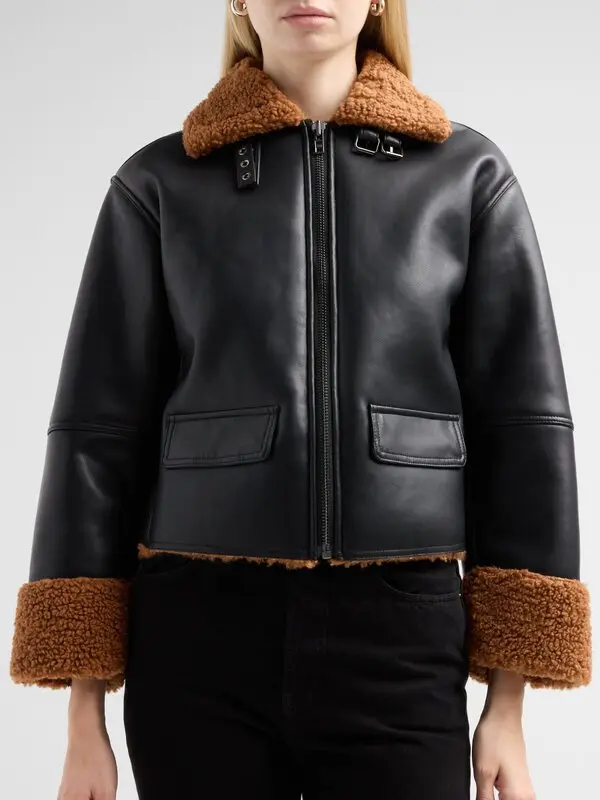 DH New York Trinity Faux Shearling Jacket