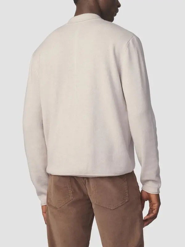Joe's Jeans Merino Wool Polo Sweater - Ancient Scroll