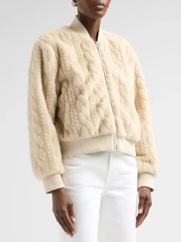 DH New York Debbi Cable-knit Jacket